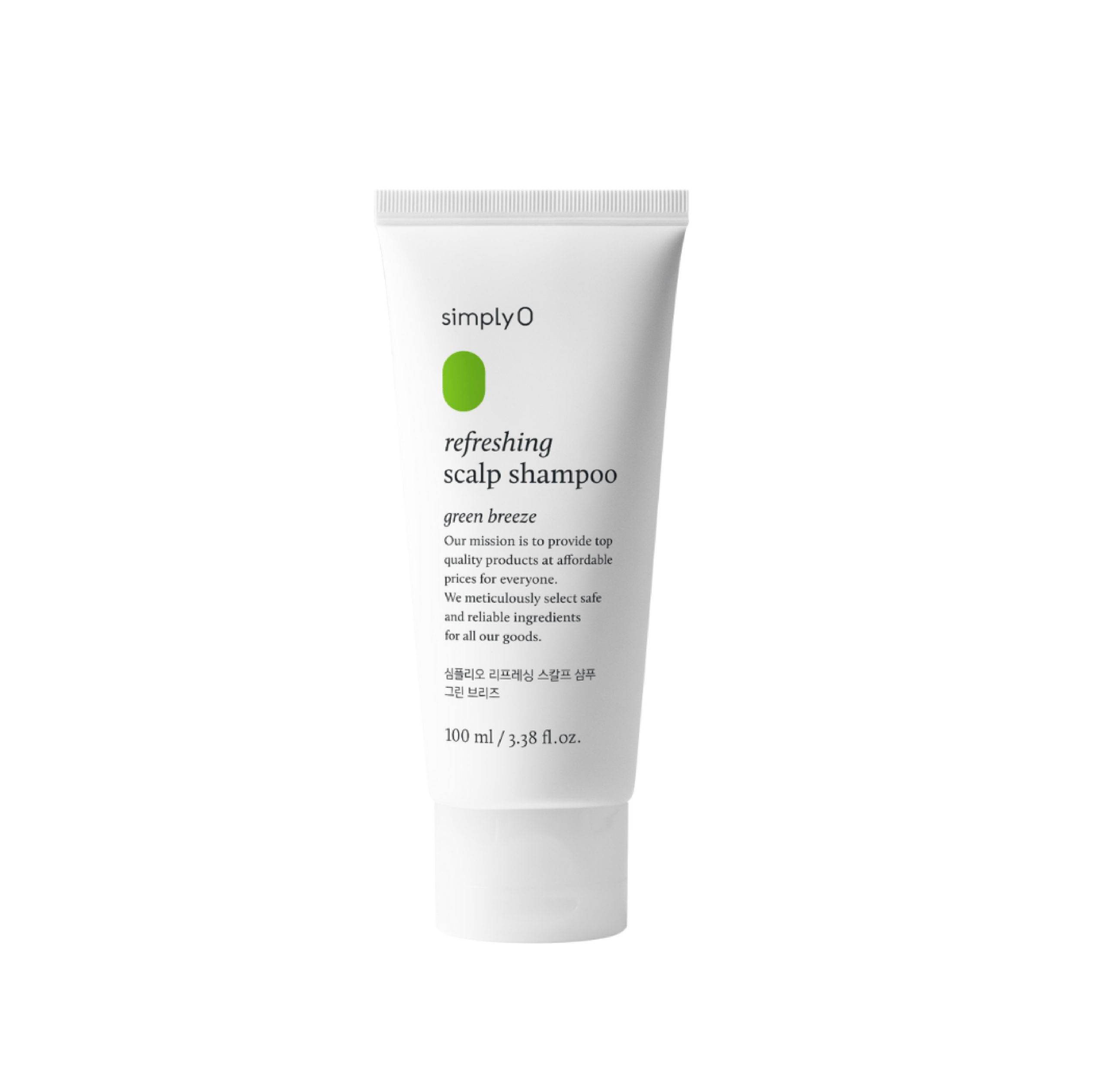 simplyO Refreshing Scalp Shampoo Green Breeze 100ml - SKIN CARE BD
